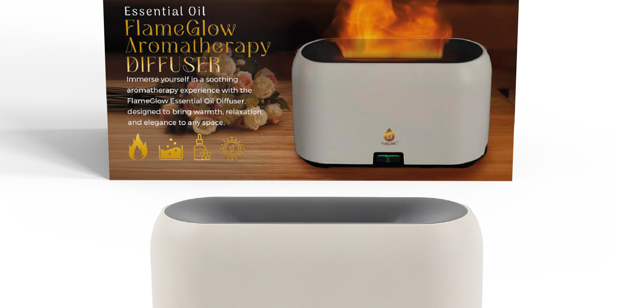 Pursonic Essential Oil FlameGlow Aromatherapy Diffuser