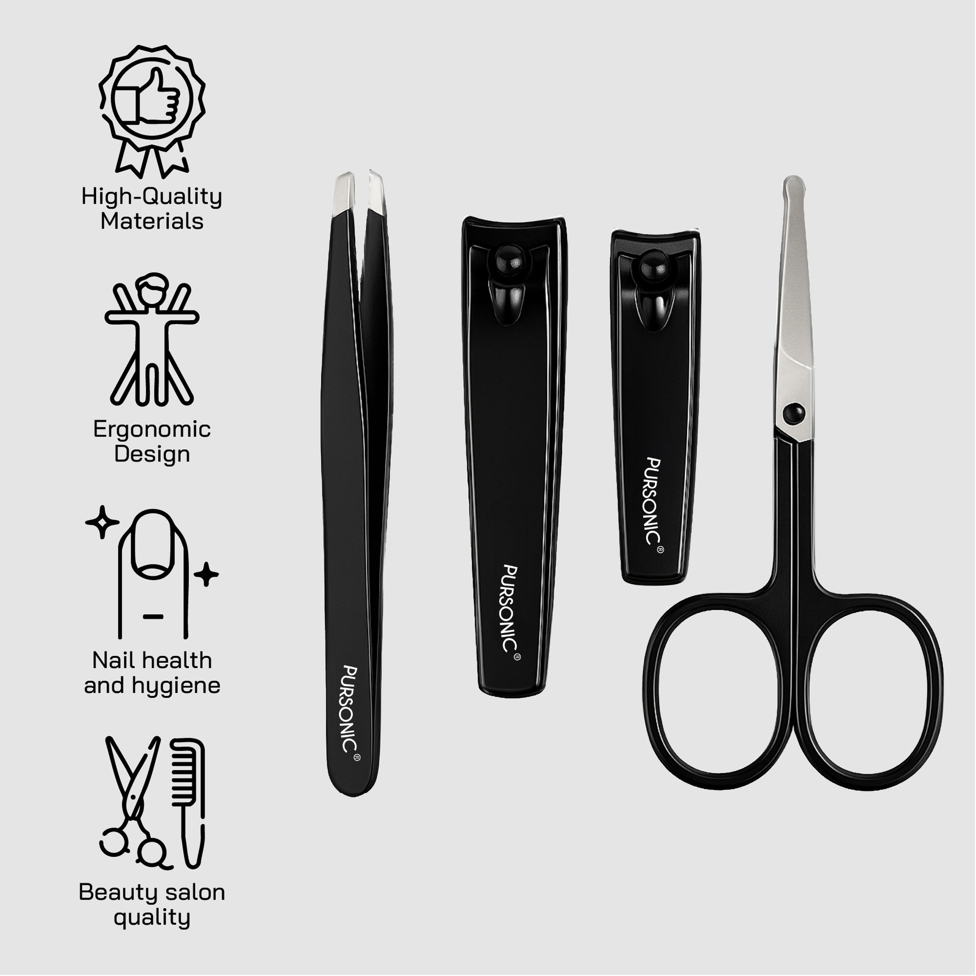 Salon Quality Manicure Tool Kit – Pursonic