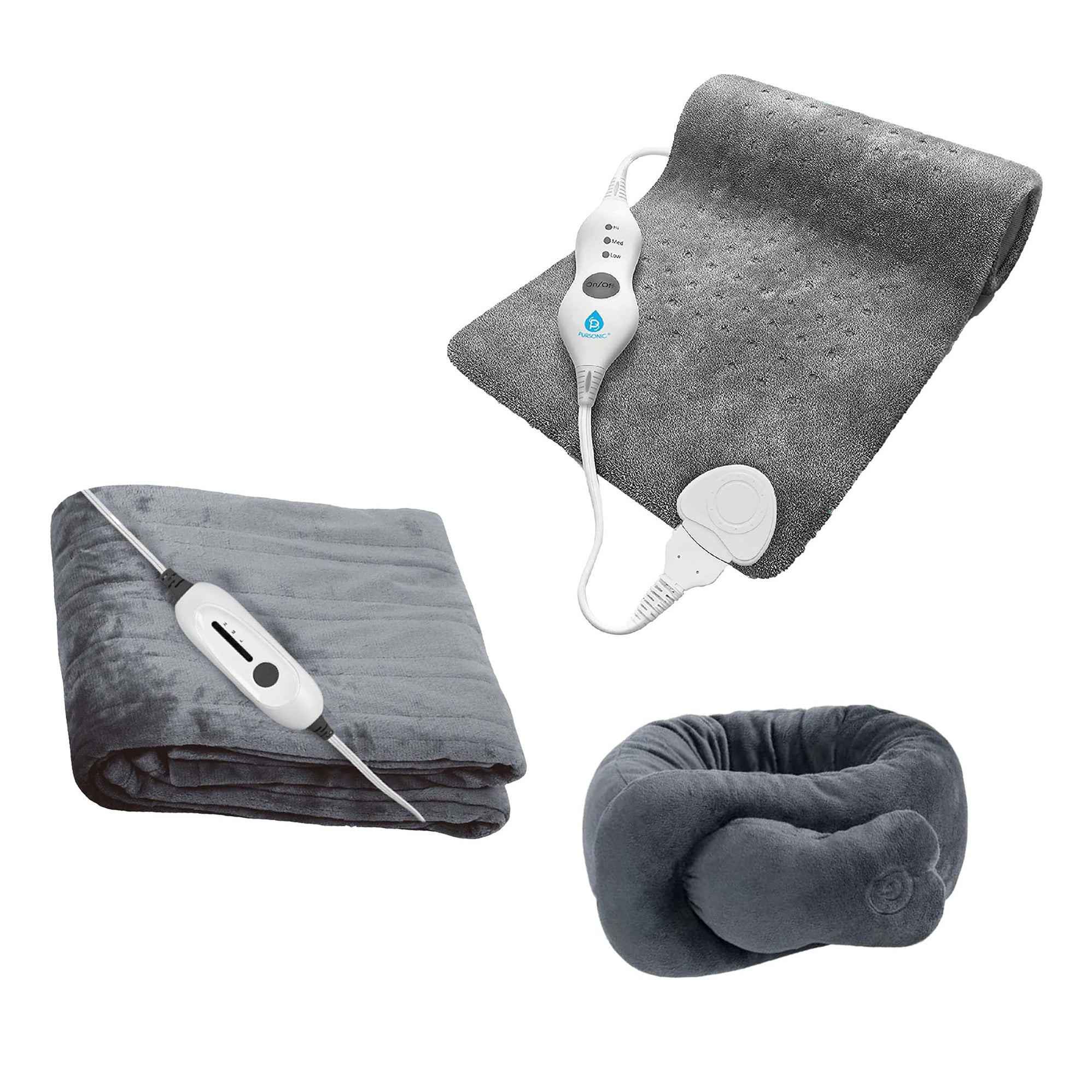 Pursonic Total Warmth & Comfort Bundle – Includes Electric Soft Microp