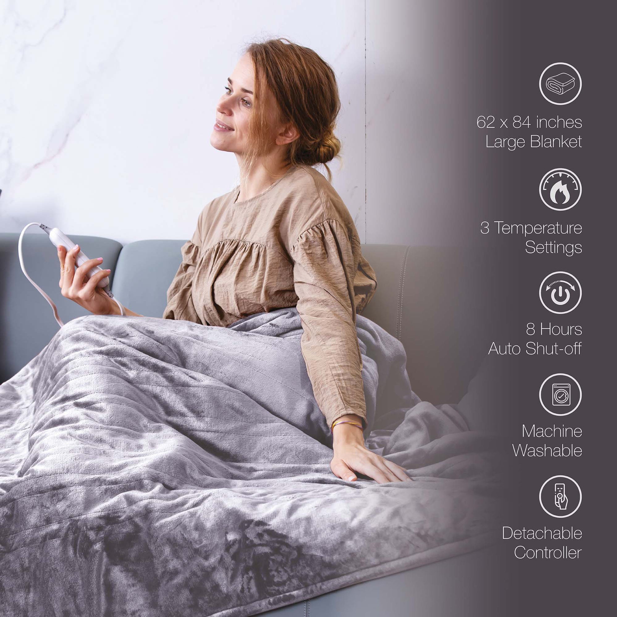Pursonic Total Warmth & Comfort Bundle – Includes Electric Soft Microp