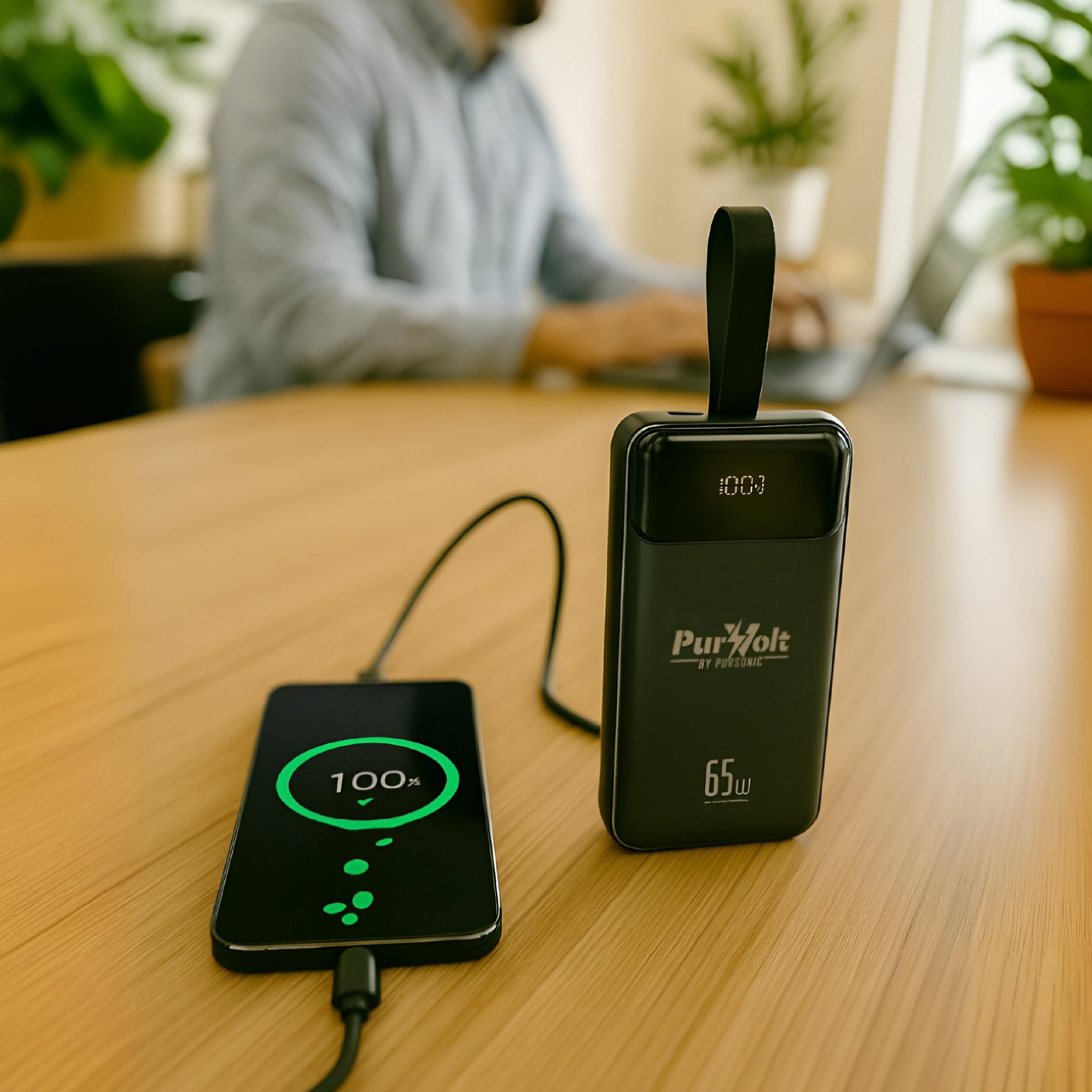 Power & Protection Bundle: 40,000mAh Power Bank, LED Fast Charger & Sm ...